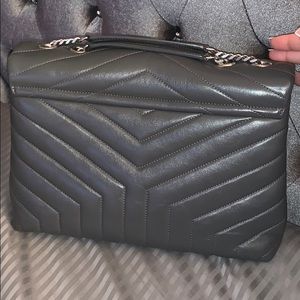 Yves Saint Laurent | Bags | Ysl Loulou Medium Grey Bag | Poshmark